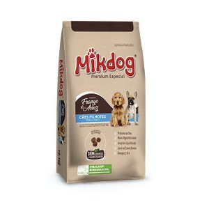 Mikdog Filhotes Premium Especial Ração Cães Filhotes 10,1kg