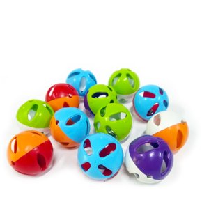 Brinquedo Gatos Bolinha Grande Guizo 4,5cm Pacote 12un